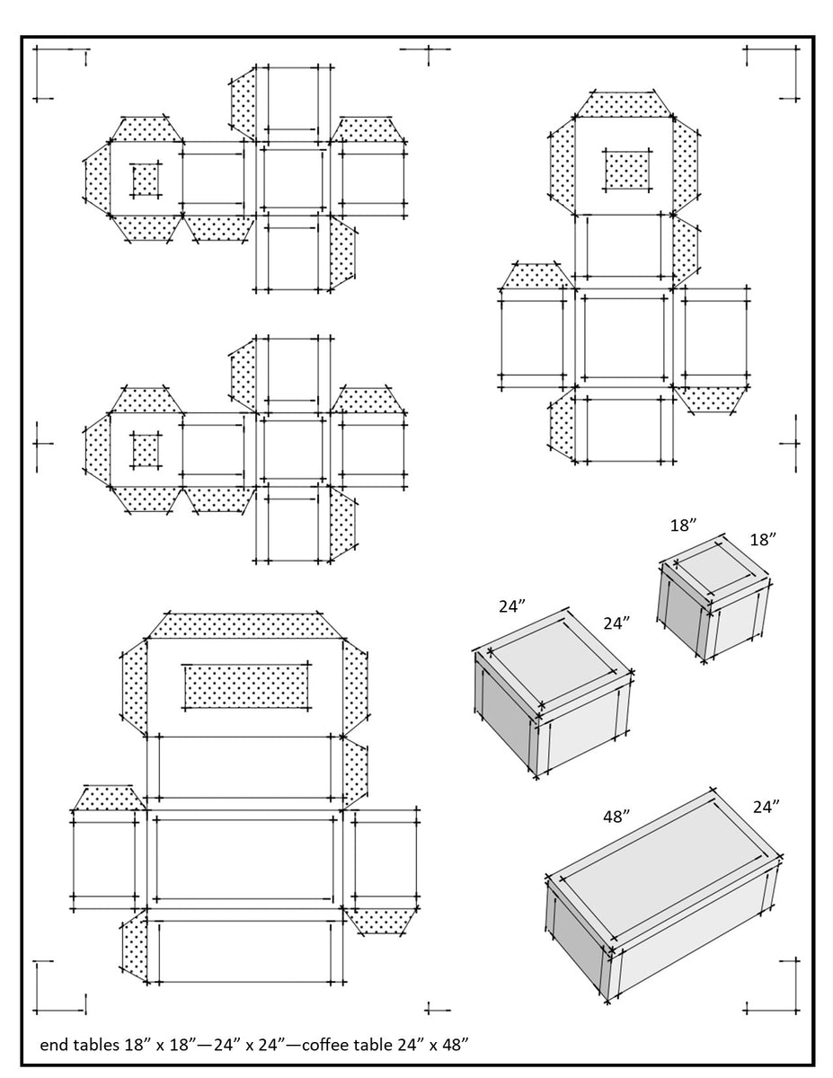 Build a Set 1/2" Scale Furniture – printamodel